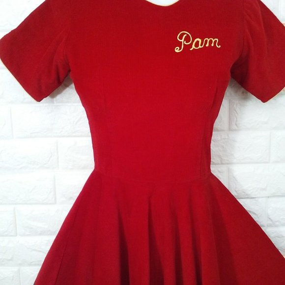 Unbranded Monogram PAM | Dresses | Vintage 5s60s Corduroy Swing Dress ...